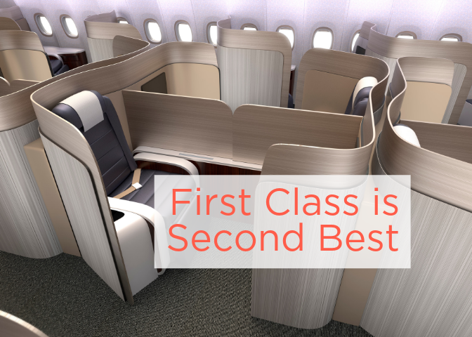 When You Can't Go Private, First Class is Second Best